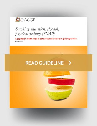 RACGP - Smoking, nutrition, alcohol, physical activity (SNAP)